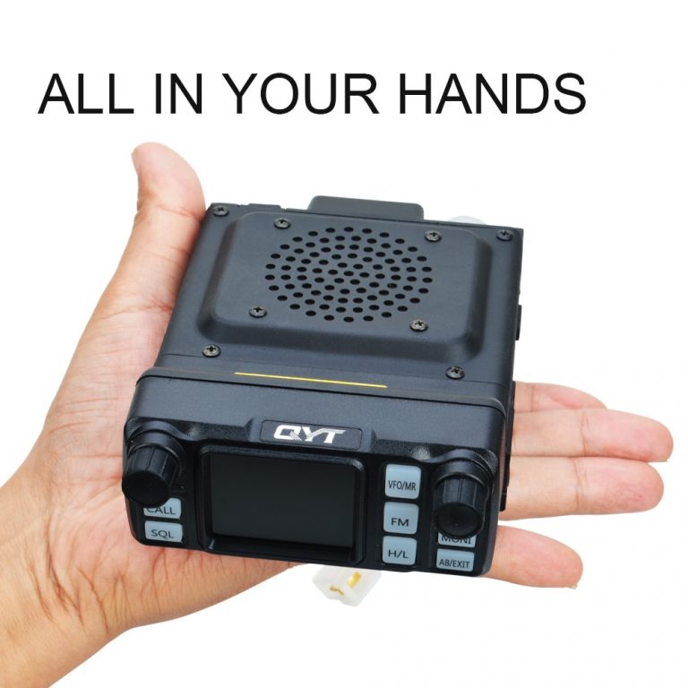 QYT KT-5000 Walkie Talkie VHF UHF Dual Band VOX Mini Color Screen ...